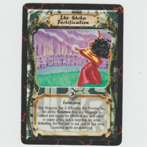Legend of the five rings L5R ccg The Shiba Fortification 1997 | eBay