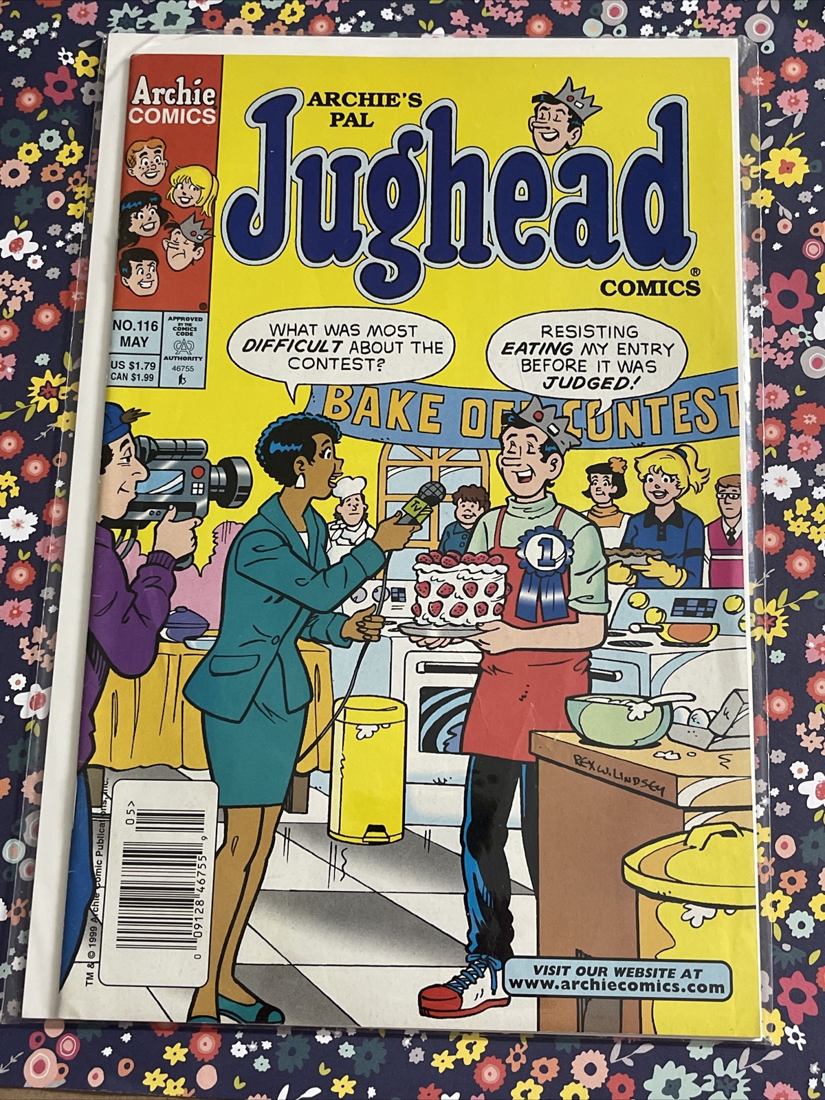 JUGHEAD #116 TV BAKING CONTEST JUDGE BETTY & VERONICA ARCHIE COMICS ...