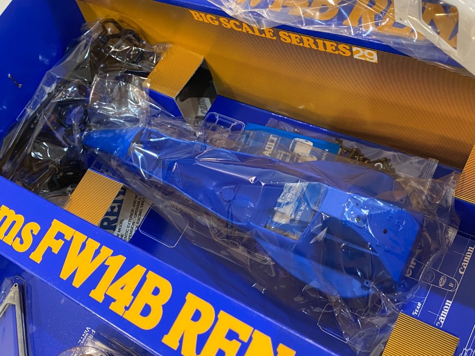 TAMIYA 1/12 WILLIAMS FW14B RENAULT Big Scale Model Kit NO.29 | eBay