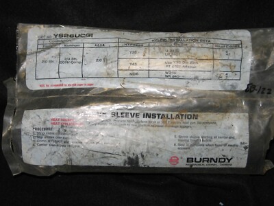 Burndy - YS26UCG1 - URD SECONDARY SPLICE Kit 2/0 Stranded (Pack of 1 ...