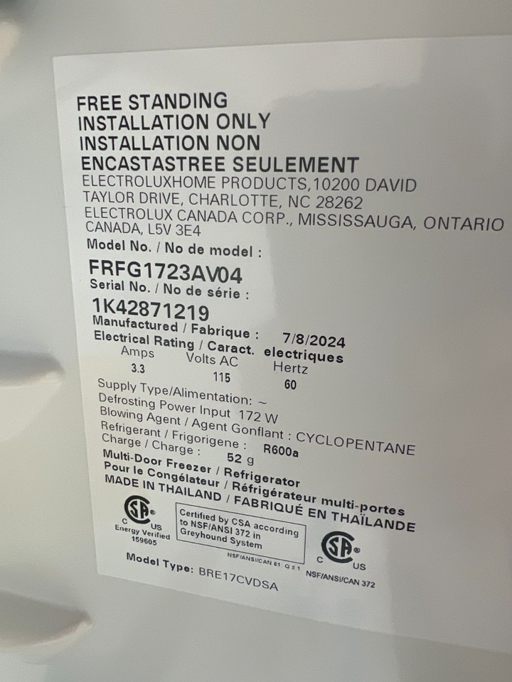 Frigidaire 17.6 Cu. Ft. Counter-Depth French Door Refrigerator ...