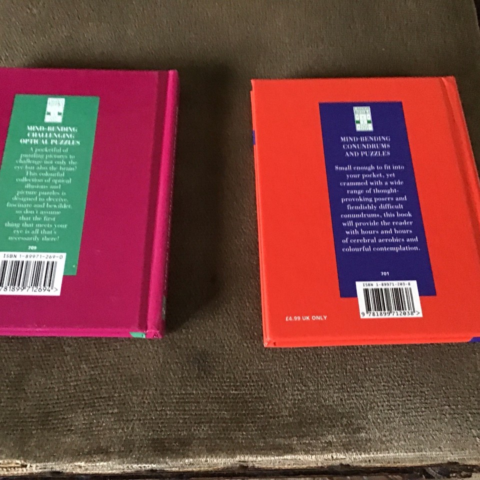 2 Books Mind Bending Puzzles New Unused Unwanted Present | eBay UK