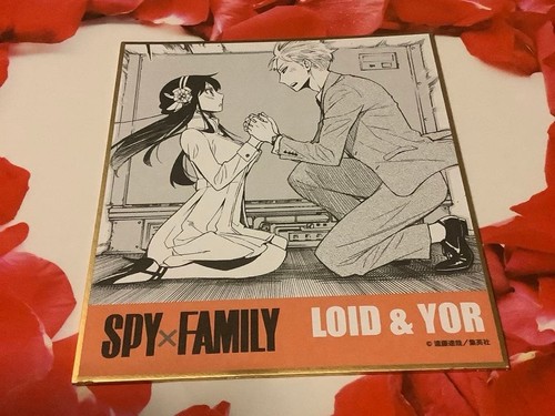 Spy Family Original Art Colored Paper Lloyd Yoru | eBay