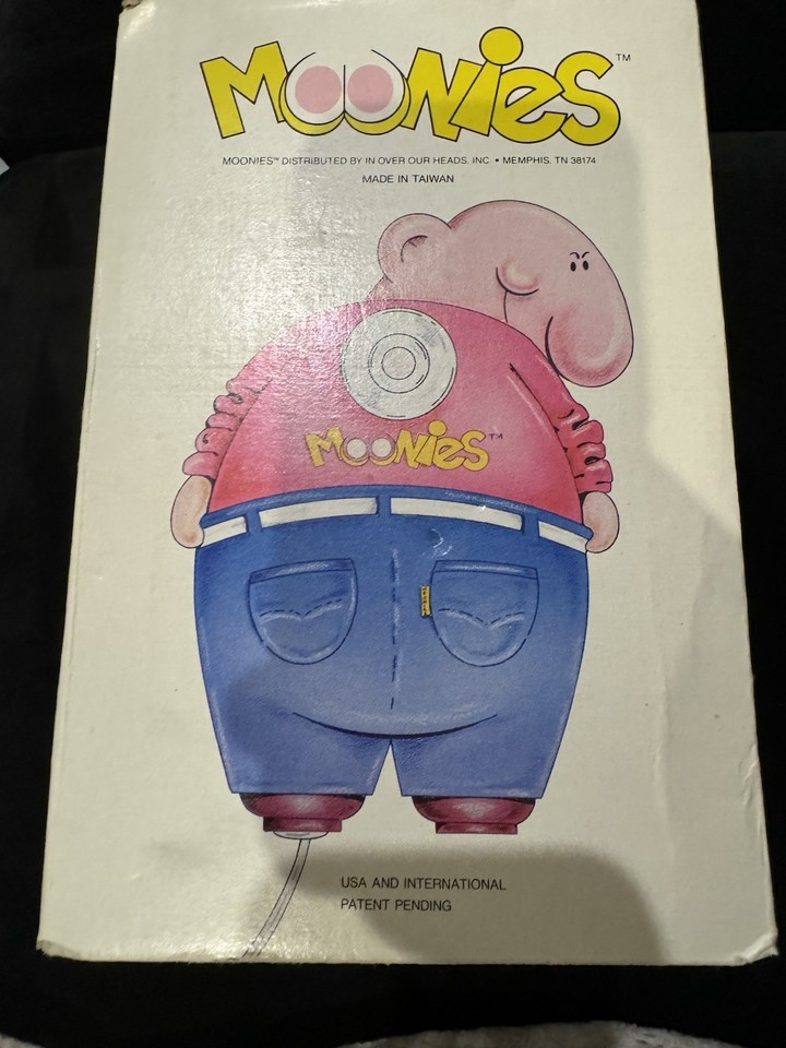 RARE New In Box Vintage The Original Moonies Car Window Cling Gag Prank ...