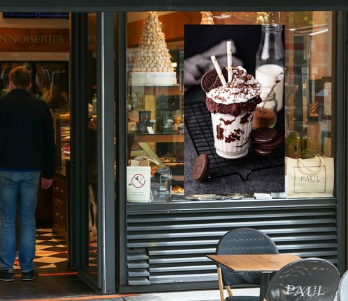 3D Ice Cream Dessert Shop O1129 Window Stickers Vinyl Wallpaper Wall ...