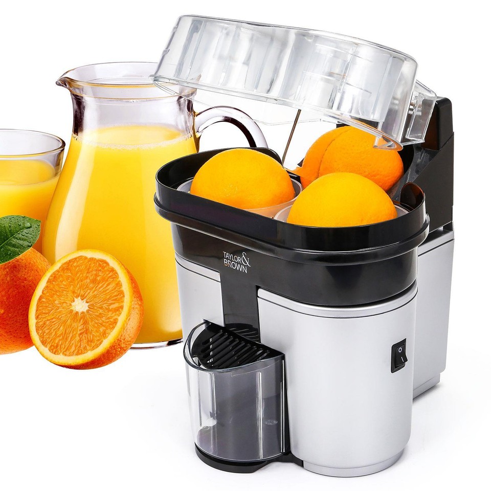 90W Electric Twin Citrus Squeezer Juicer Machine Juice Press Lemon ...