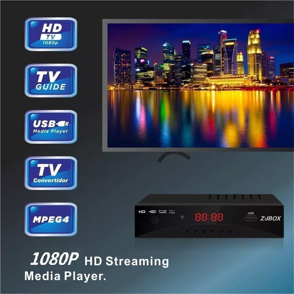 HDTV Digital TV Converter Box DVR Live Recorder PVR Tuner HDMI 1080p | eBay