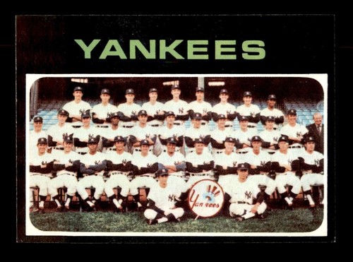 1971 Topps Baseball #543 New York Yankees Team NM/MT | eBay