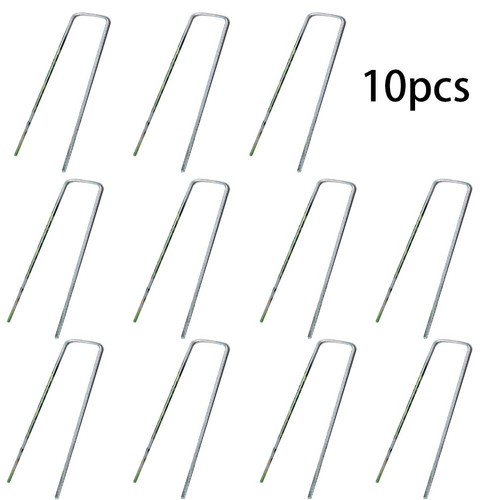 Heavy Duty U Shaped Nail Pins 10 Stainless Steel Staples for Garden ...