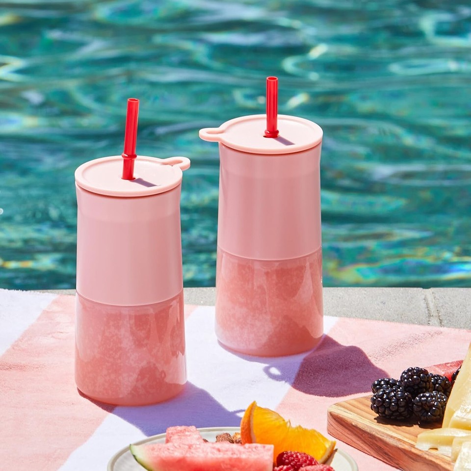 Rabbit Frozen Cocktail Silicone Tumbler, Set of 2, Pink | eBay