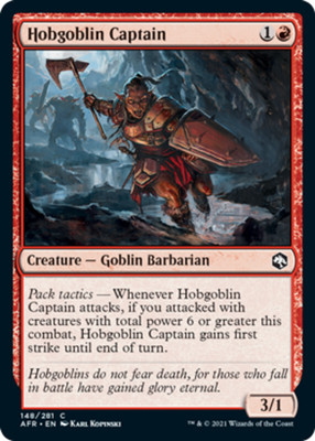 1x Hobgoblin Captain NM-Mint, English - Adventures in the Forgotten ...