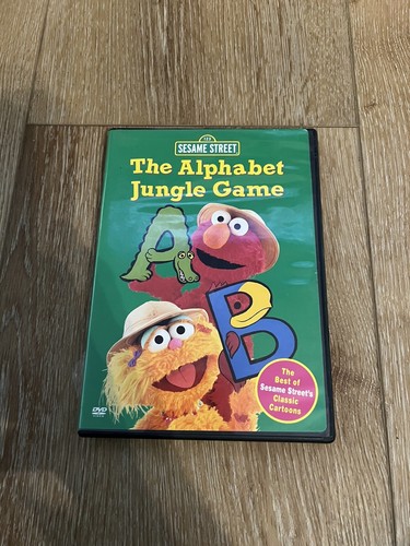 Sesame Street The Alphabet Jungle Game DVD-Rare Vintage-SHIPS N 24 ...