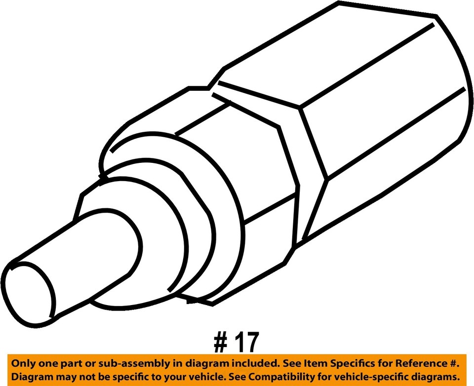 FORD OEM 12-22 EcoSport Cooling Radiator Components-Temp Sensor ...