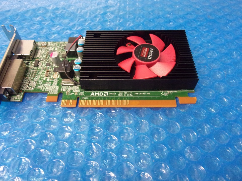 Dell AMD Radeon R5 430 2GB GDDR5 PCIe DVI DP Low Profile Video Card ...