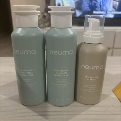 Neuma NeuMoisture Shampoo Conditioner Styling Mousse Set | eBay