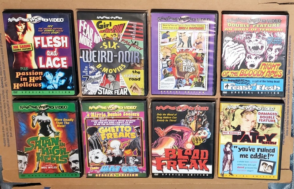 Lot Of 16 Something Weird Video DVDs (SWV) * Rare OOP Some are quite ...