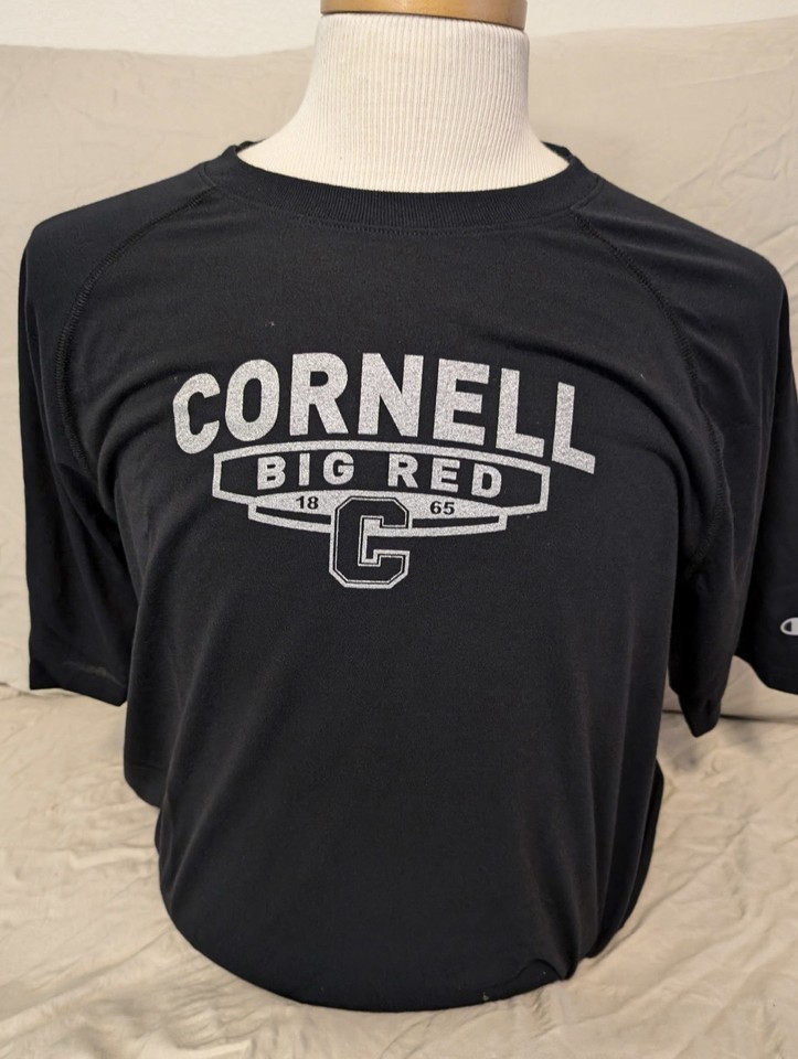 Cornell University Champion Crew Neck Powertrain T-Shirt - Size Large ...