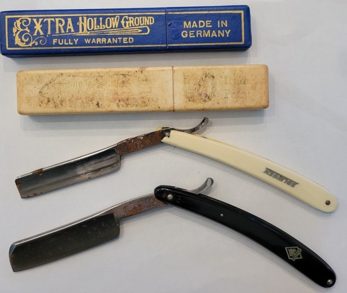 PUMA Solingen 18 Straight Razor Mauser Extra Hollow Ground Dubl Duck ...