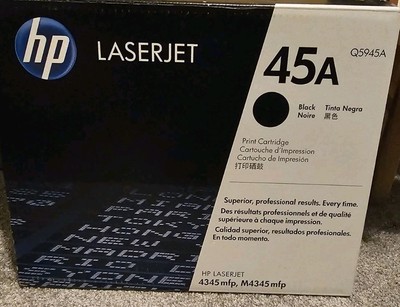OEM Genuine HP 45A Q5945A Black Print Toner Cartridge New *Read ...