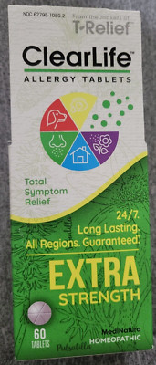 ClearLife Extra Strength Allergy Relief Breathe Easy Natural Defense ...