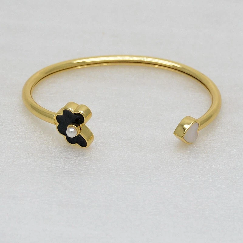 Bracelets Spade Flower Flex Cuff Neutral Multi Kate Spade, 58% OFF