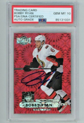 BOBBY RYAN #7/75 AUTO 10 PSA DNA Precious Metal Gem PMG 2013-14 Metal ...