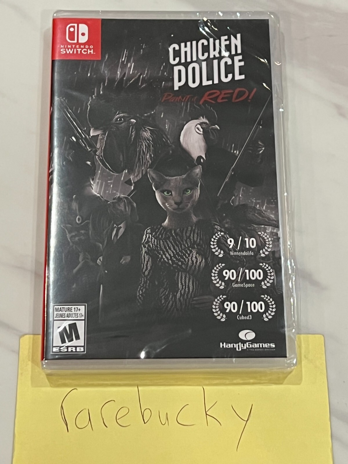 Chicken Police: Paint It Red! (Switch) NEW SEALED MINT, RARE GAMESTOP ...