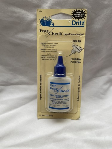 Dritz 674 Fray Check Liquid Seam Sealant, 0.75-Ounce 72879110739| eBay