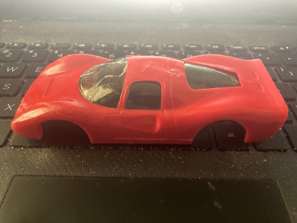 Vintage 1967 Eldon Ferrari P-3 Racecar 1/32 Slot Car - Shell / Body | eBay