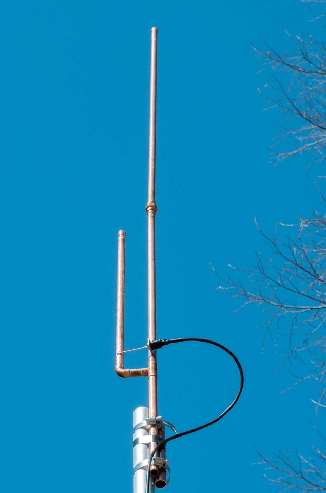 Premium KB9VBR J-Pole Base Antenna 2 meter dual band amateur ham radio ...