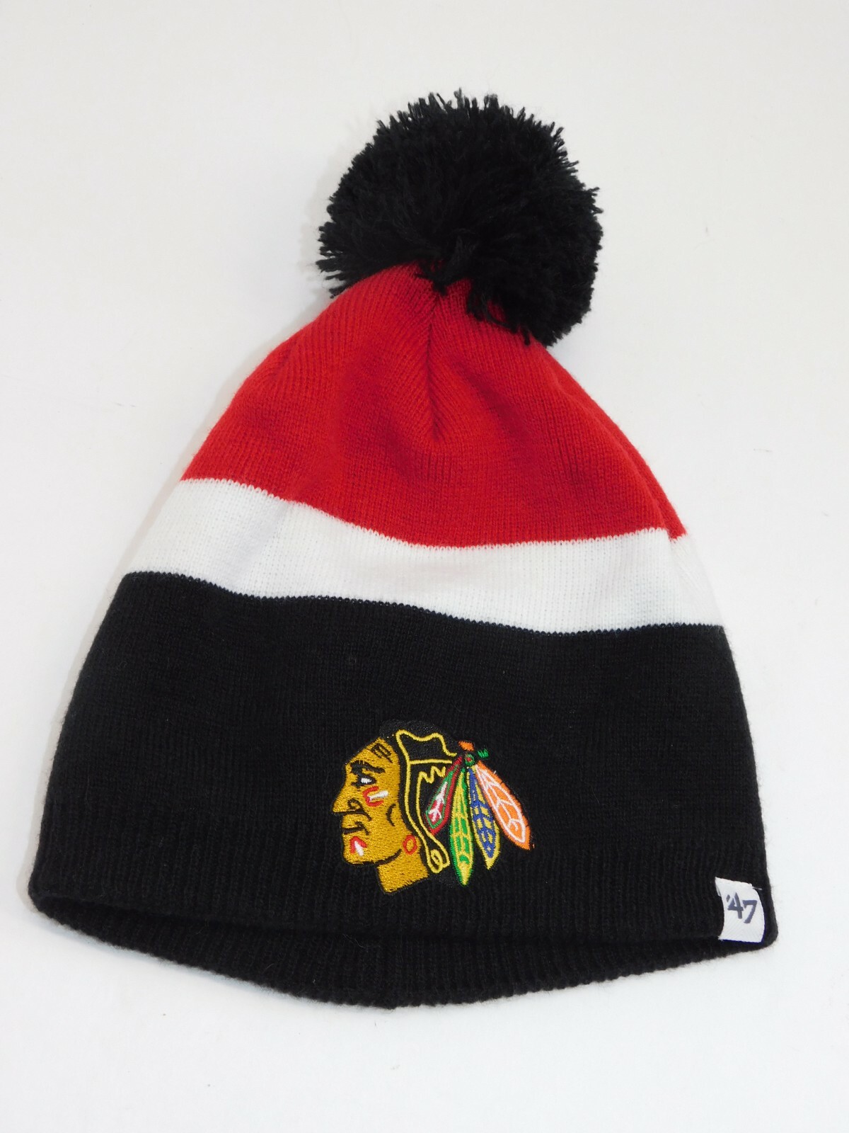 Chicago Blackhawks Kids Beanie NHL Youth Toboggan Hockey Black Hat | eBay