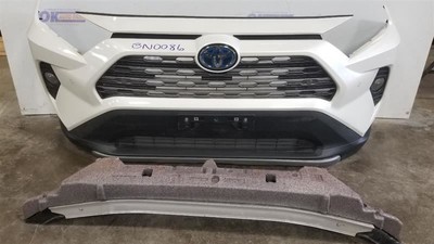 19-21 TOYOTA RAV4 RAV 4 OEM FRONT BUMPER ASSEMBLY WHITE WITH GRILLES ...