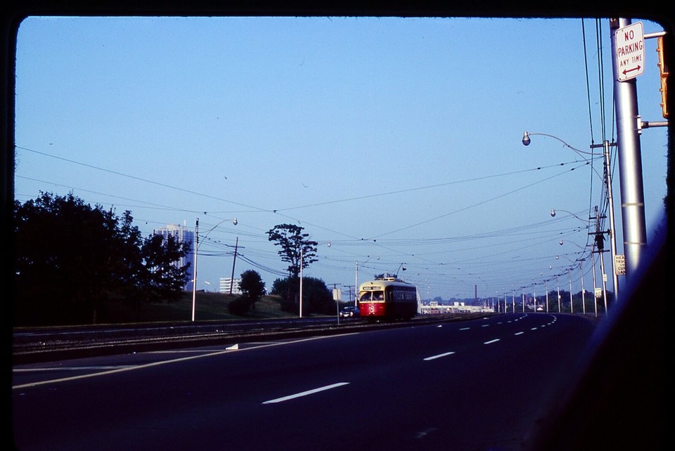 Trolley Slide - Toronto Transit TTC #4468 PCC Trolley 1979 Queensway ...