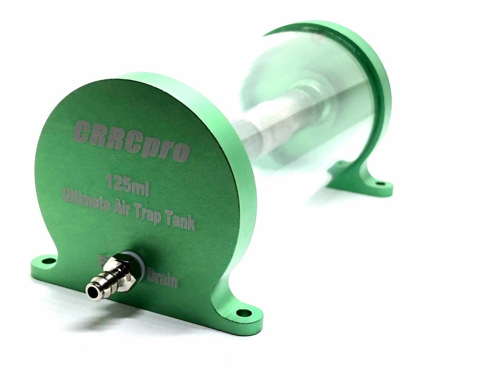 CNC Aluminum Bubble-Free Fuel Tank 4 oz 125mL Air Trap Tank RC Fuel ...
