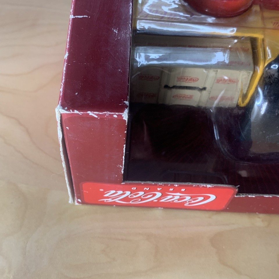 Gearbox Coca Cola Ford Model T Delivery Truck Bank Die Cast Yellow BOX ...