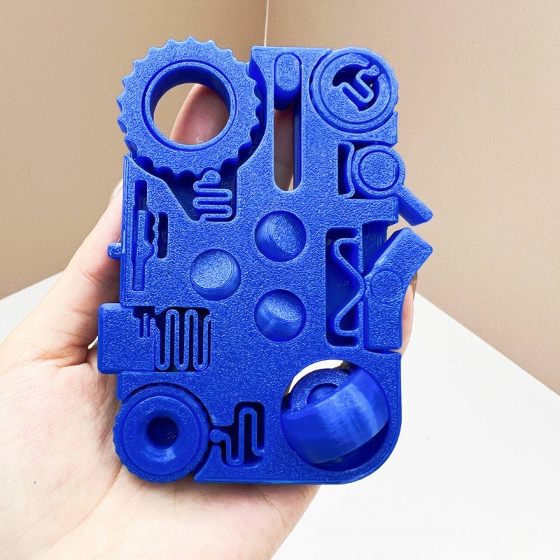 Handheld EDC Fidget Spinner 12-Function Tactile Toy for Stress Relief ...