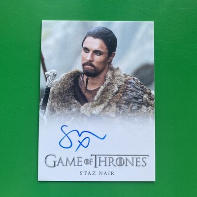 Staz Nair as Qhono 2019 Game of Thrones Inflexions Full-Bleed Autograph ...