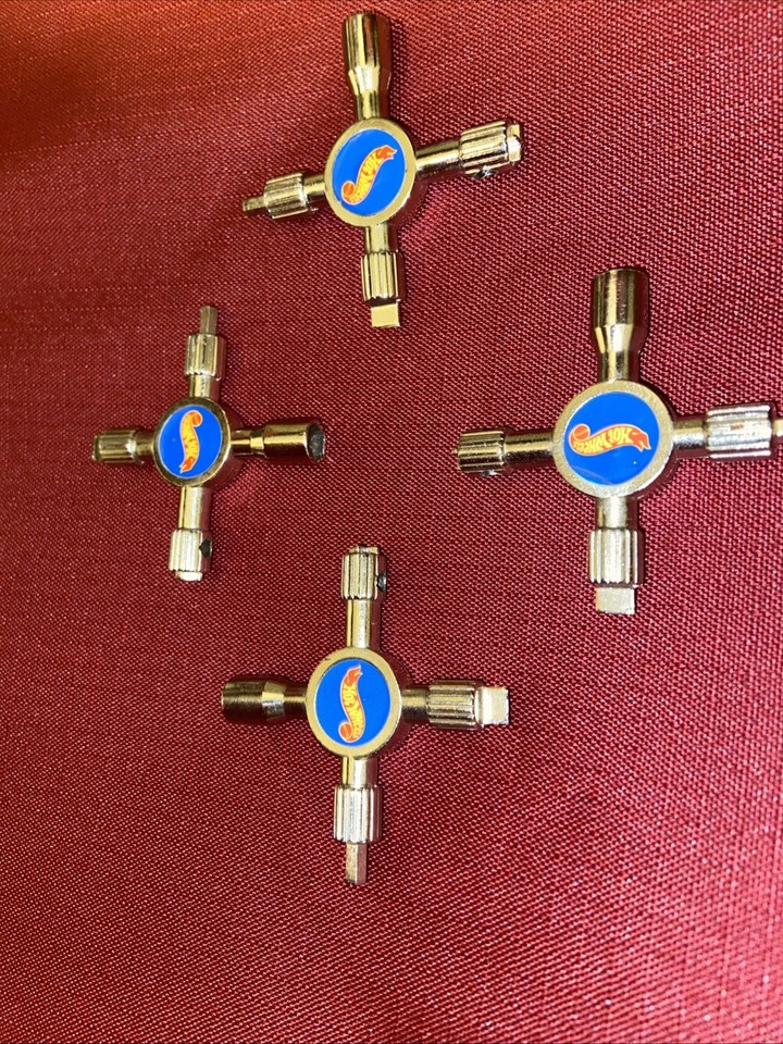 Vtg 1997 Metal Hot Wheels 4-Way Multi Tool -Flat Head - Phillips - Hex ...