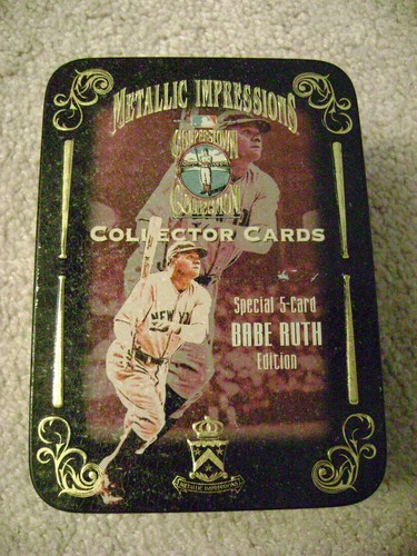 Babe Ruth - Embossed Metallic Collector Card Set (5 cards) / New 1994 ...