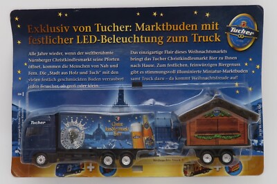 H GRELL Ho 1/87 Truck Trailer Man TGA Beer Tucher + House | eBay