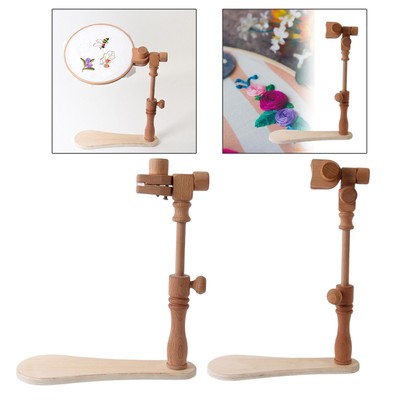 Wooden Solid Cross Stitch Rack Rotatable Desktop Accessories for ...