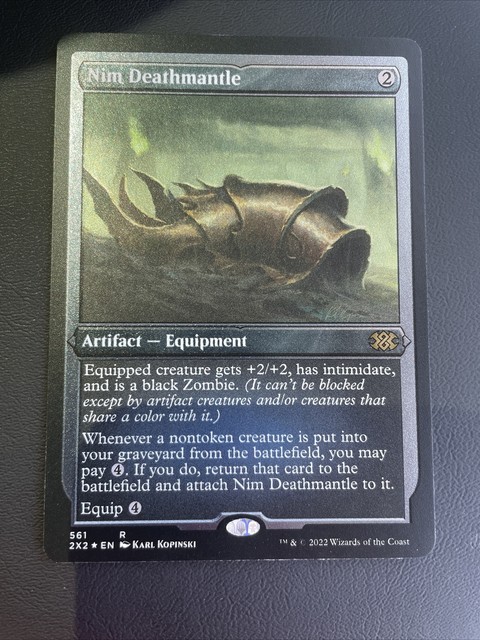 MTG Nim Deathmantle - Foil Etched Double Masters 2022 561 Foil Rare for ...