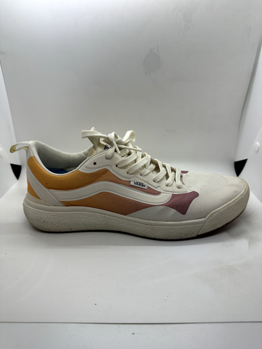 Size 10 - Vans Ultrarange Exo White Orange Athletic Skate Shoes 721356 ...