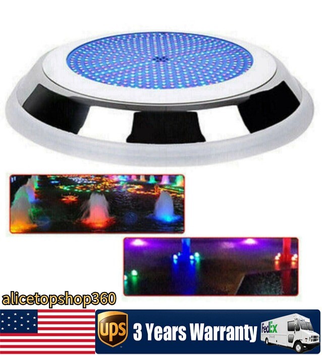 Underwater RGB LED Light Swimming Pool Fresh or Salt Water Pool Spa ...