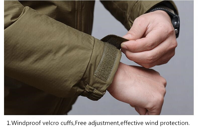 Waterproof Mens Jacket Army L7 Tactical Winter Windproof Coat Hiking ...