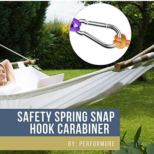6 Pack Of 2 1/4 Inches Stainless Steel Safety Spring Snap Hook ...