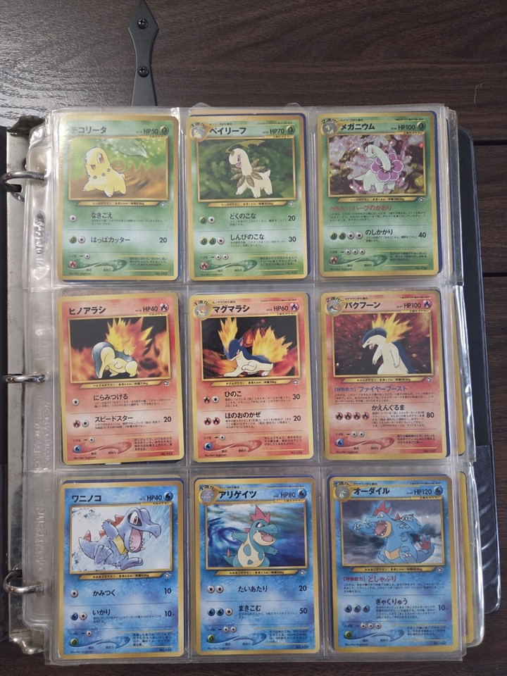 Huge Pokemon Collection Binder Vintage Modern Lot of Cards Holos Rares ...