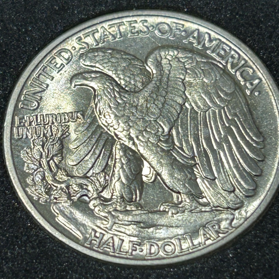 1942 Walking Liberty Half Dollar UNC Choice BU Philadelphia Early ...