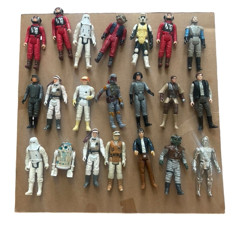 Star Wars Lot of Vintage Action Figures 1977 1980s Weapon Accessories ...