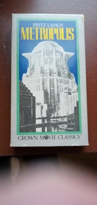 Fritz Lang's Metropolis Crown Movie Classics 1926 VHS | eBay